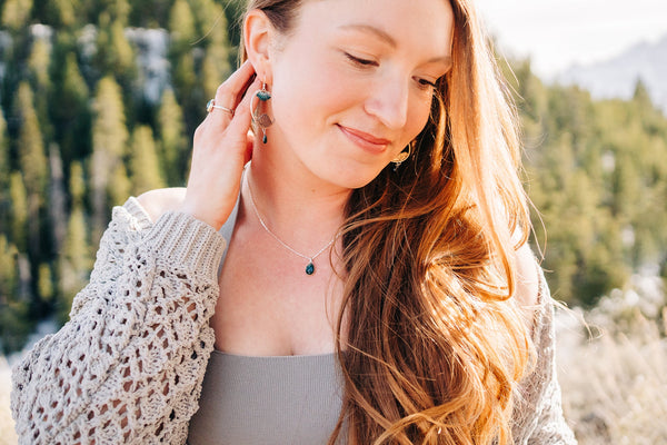 Grandidierite Necklace - S. Howell Studios